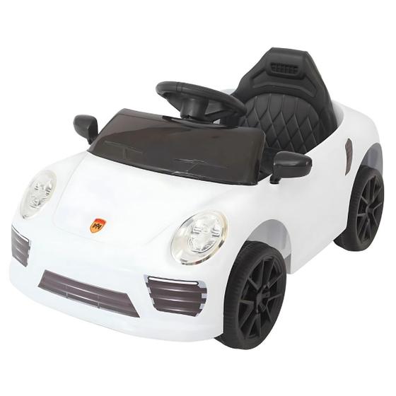 Carro Carrinho Eletrico De Passeio Infantil Com Luz Som Controle Remoto ...