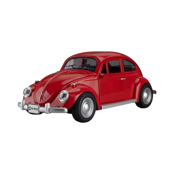 Carro De Brinquedo Clássico Em Liga Metálica Fusca 1955 Com Som, Luz E ...