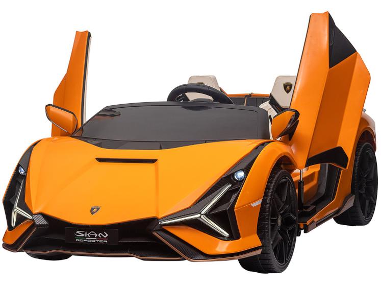 Carro Elétrico Infantil Laranja Lamborghini - Bandeirante Sian Roadster ...