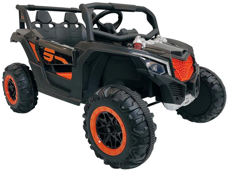 Carro Elétrico Infantil Preto UTV Bandeirante 2940 - 12V 2 Marchas ...