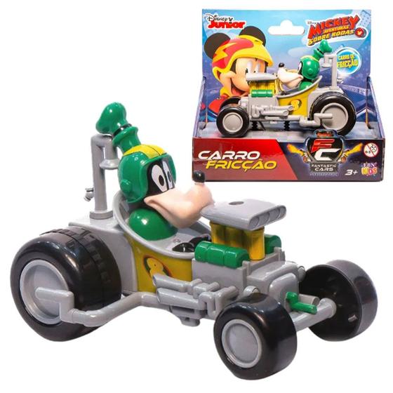 Carro Fricção Mickey Aventuras Sobe Rodas Pateta Cinza EBN KIDS ...