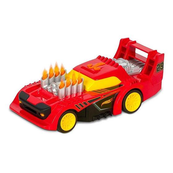 Carro Hot Wheels Two Timer Flame Thrower com Som Vermelho - 4800 - DTC ...