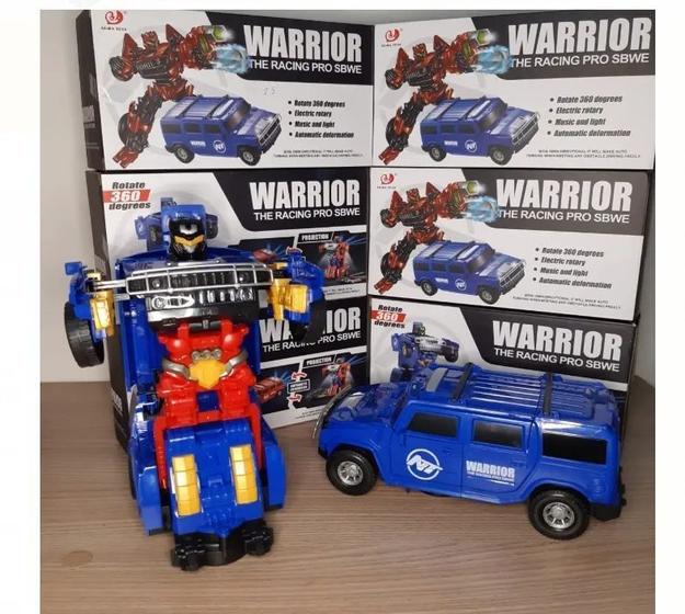 Carro Hummer Transformers Vira Robo Projeta Imagem Som e Luz Azul. - DM ...