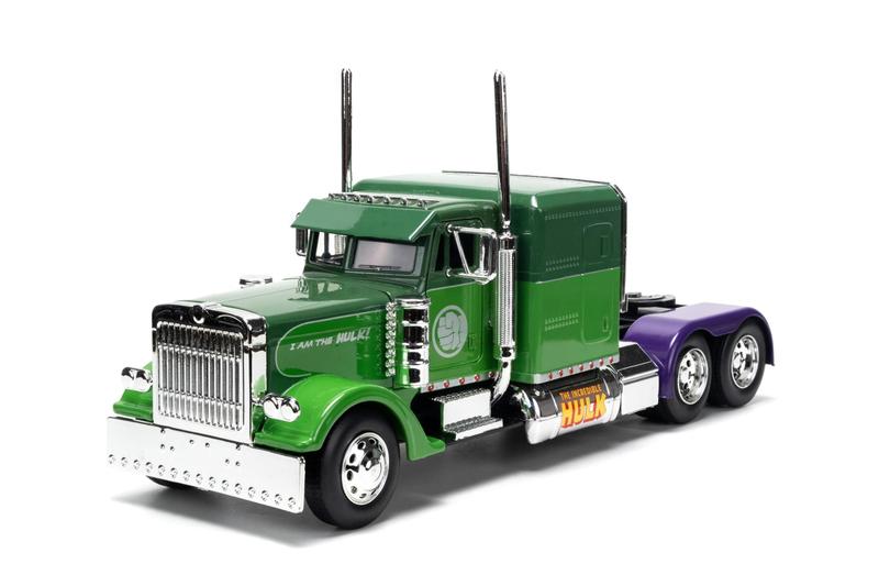 Carro Jada Toys Marvel - Caminhão Peterbilt 379 1:24 - Modelo Die-Cast ...