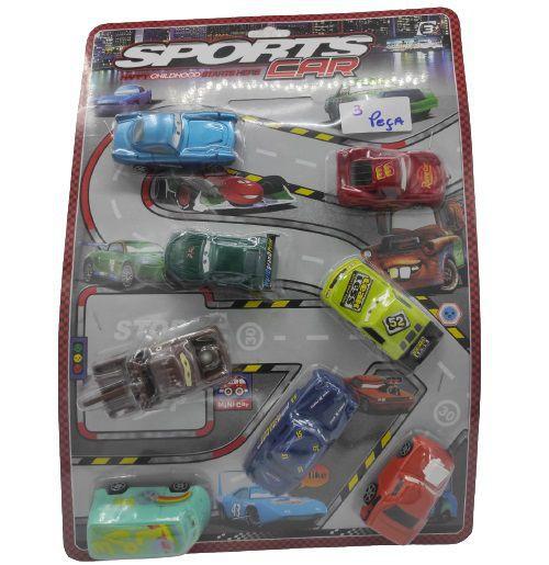 Carros Relâmpago Mcqueen Mater Fillmore Kit 8 Personagens - Carrinho de ...
