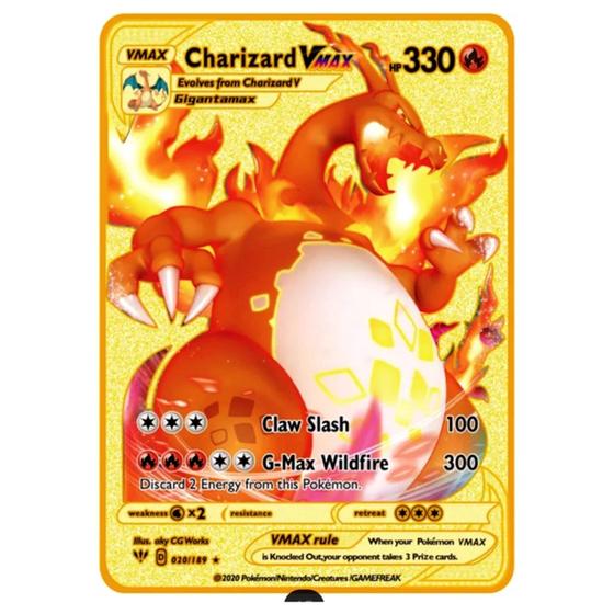 Carta Pokémon de Metal Charizard - Takara Tomy - Deck de Cartas ...