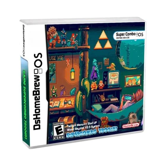 Cartão DS 7800 Em 1 Para NDS NDSL NDSi 3DS 2DS Lite Simulador De Jogos GBA NES Pce Roms Console ...