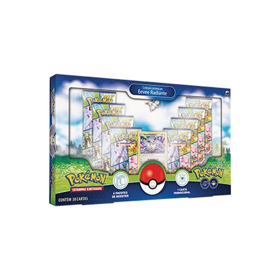 Cartas Pokemon Box Coleção Premium Eeveee Radiante Copag - Deck de ...