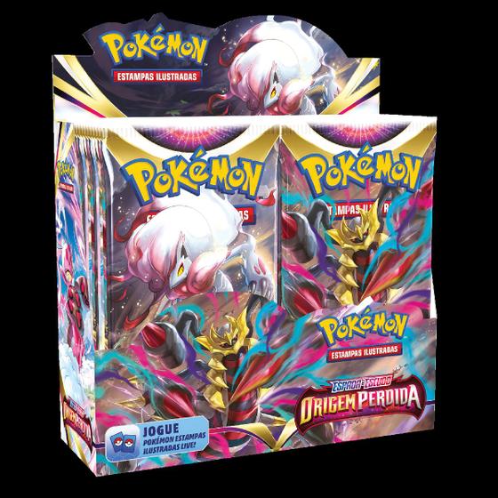 Cartas Pokémon Box Display Espada E Escudo 11 Copag Deck De Cartas