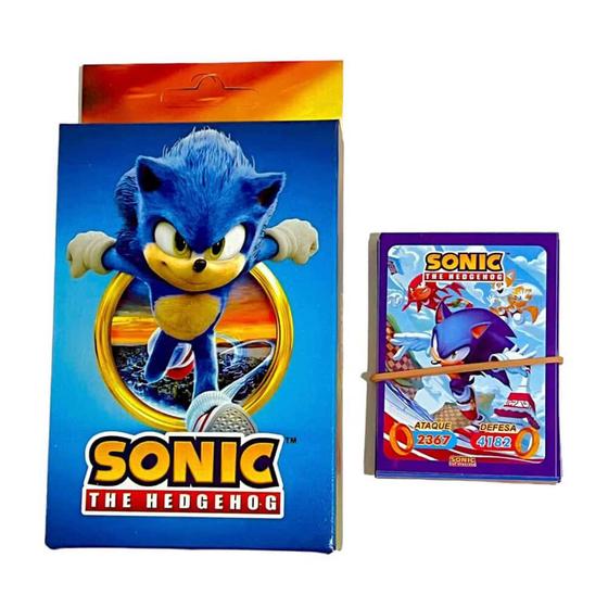 Cartas Sonic Kit Com 50 Cartas De Batalha Cards Game Novo - Deck de ...