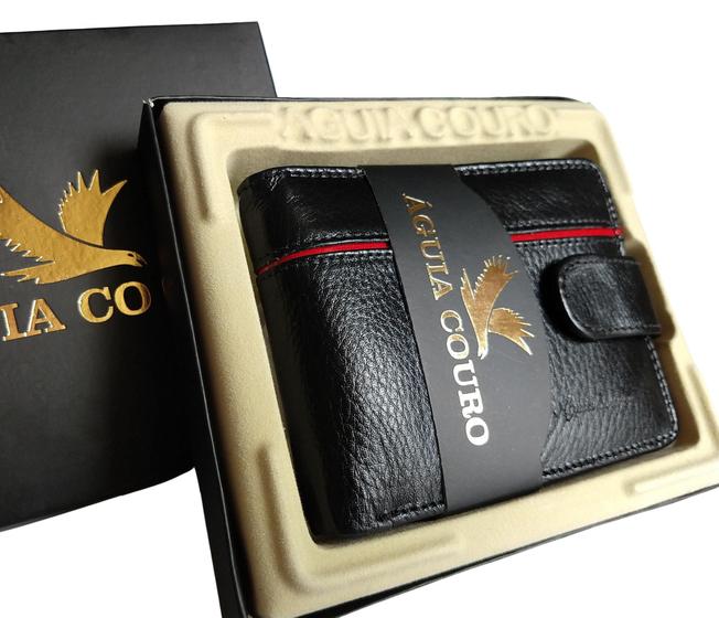 Carteira Masculina Couro Legítimo Premium Extra Macio Ref957 - Tripari ...