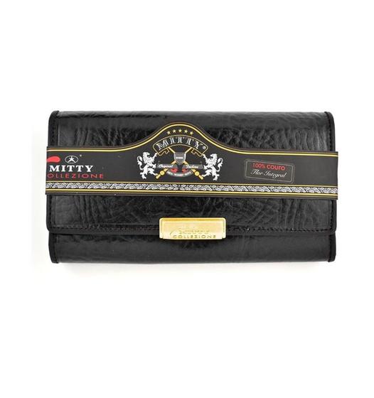 Carteira Mitty Em Couro Com Chaveiro E Caneta Preta M29Tch - Carteira - Magazine Luiza