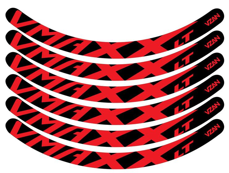 Cartela Adesivo Vmaxx DH LT Vzan Disco e V brake Roda Bike Ciclismo Aro ...