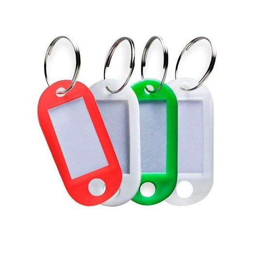 Cartela com 4 Identificadores de Chaves Cores Sortidas - Bemfixa - Tua ...