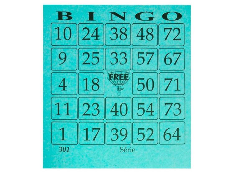 Cartela De Bingo Free Azul, 100 Folhas - 15 Blocos - 9 - Cartela de ... Cartela De Bingo Free Azul, 100 Folhas - 15 Blocos - 9 - Cartela de ...