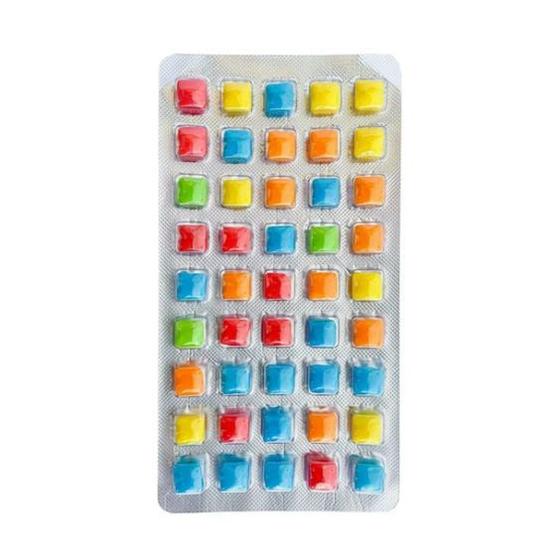 Cartela de Chicletes com 5x9 Sabor Tutti Frutti - DipLoko - Danilla ...