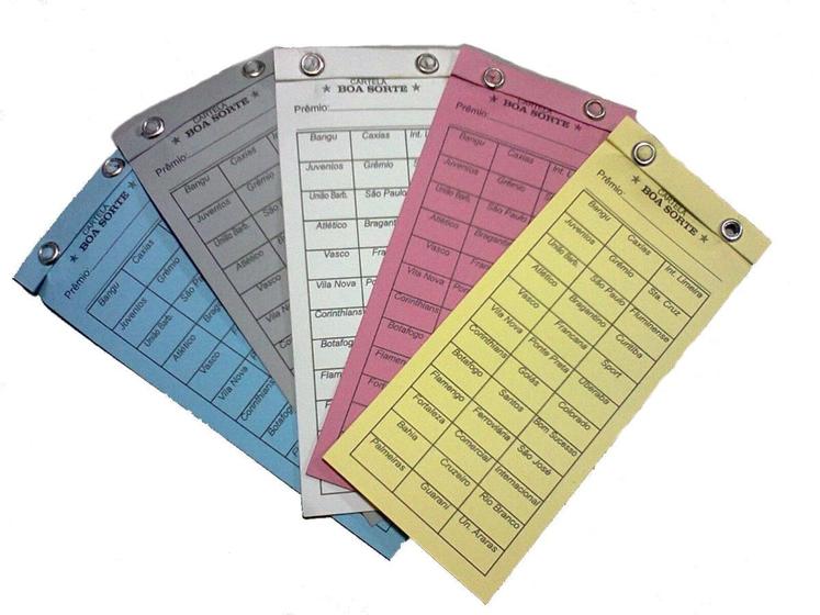 Cartela de Rifa 100 Nomes - 50 Unidades - BARAO - Rifa - Magazine Luiza