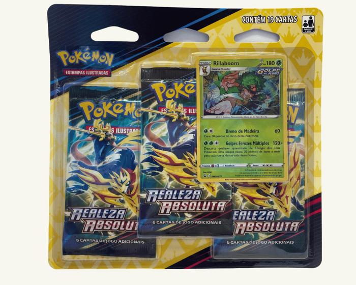 Cartinha Pokémon Blister Triplo com 19 Cartas - COPAG - Deck de Cartas ...
