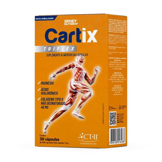 Cartix Triflex 30 cápsulas Sidney Oliveira - Mais vendido - Colágeno ...