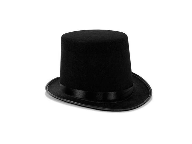 Cartola Chapéu Magico Preto Tamanho Adulto Festas Halloween - MC ...