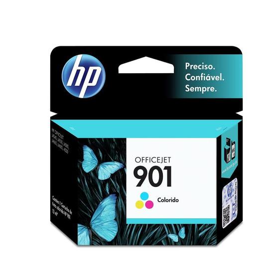 Cartucho HP 901 Colorido Original (CC656AB) Para HP Officejet J4660 ...