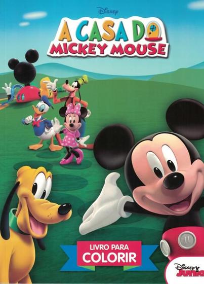 Casa do mickey mouse, a - livro para colorir - Livro de Colorir ...