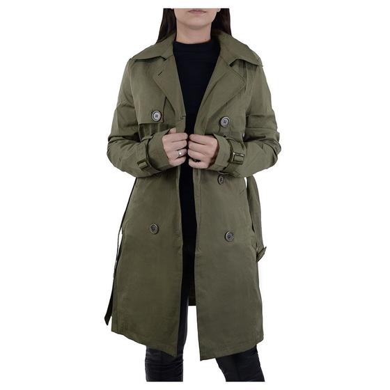 Casaco Feminino Safira Longo Verde Musgo - CS24031A2-SF - Casaco ...