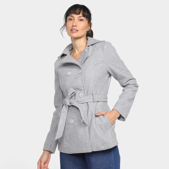 Casaco Trench Coat Aishty Lá Batida Feminino - Casaco Feminino - Magazine Luiza