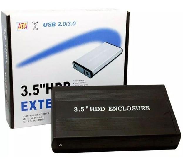 Case Hd Externo Sata 3.5 Usb 2.0 Gaveta Pc - LEHMOX - Case para HD ...