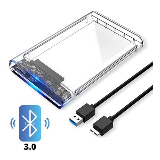 Case Hd Externo Transparente Notebook Sata 2.5 Usb 3.0 - SV - Case para HD Externo - Magazine Luiza