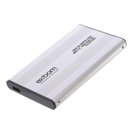 Case Para Hd De Notebook Case Hd Externo 2.5 Exbom - Preto - Case para ...