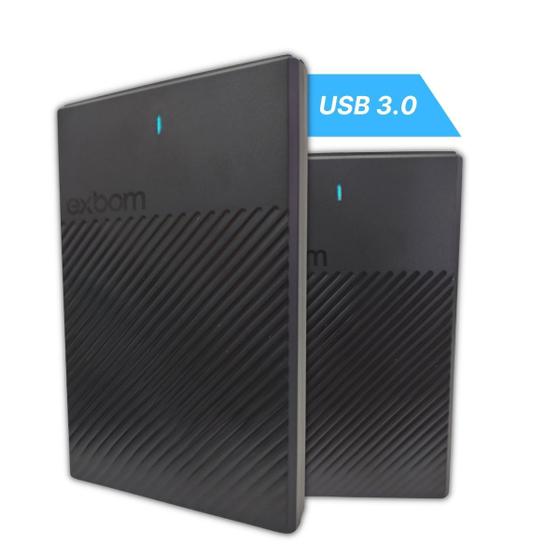Case Para Hd Externo Usb 3.0 Notebook Adaptador Sata - EXBOM - Case ...