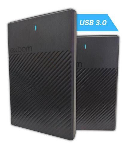 Case para Hd Usb 3.0 Transmissão 5gbps Sata 2.5" HDD ou SSD - Exbom ...