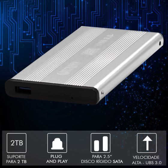 Case Usb 3.0 Hd Externo 2.5 Metal Notebook Console Pc - Haiz Shop ...