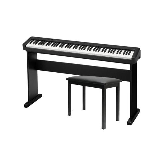 Casio CDP-S105 piano digital com Suporte e Banqueta Teclacenter - Piano ...
