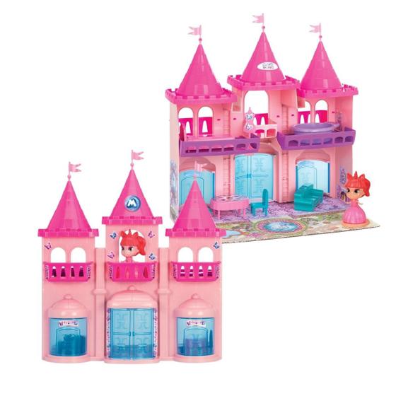 Castelo de Brinquedo Princess Meg Rosa Magic Toys - Cozinha Infantil ...