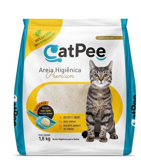Catpee Areia Higienica Fina Para Gatos 1,8Kg - Indemil - Areia para ...