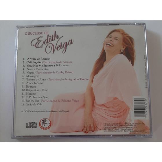 Cd Edith Veiga - O Sucesso De Edith Veiga * - Universal - Livros de Arte e Fotografia - Magazine ...