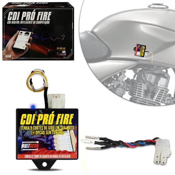 CDI Universal Pró Fire Para Moto Carburada de Competição Multscan ...