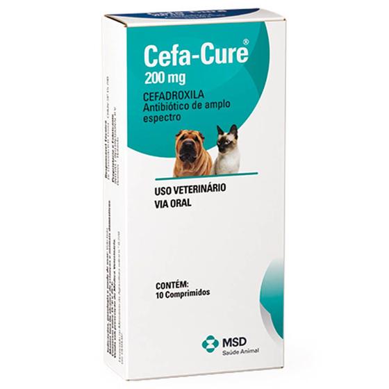 Cefa-Cure 200mg 10 Comprimidos - MSD - Medicamentos - Magazine Luiza