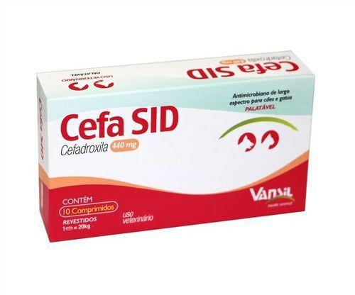 Cefa Sid 440mg - 10 Comprimidos - Vansil - Antibiótico - Magazine Luiza