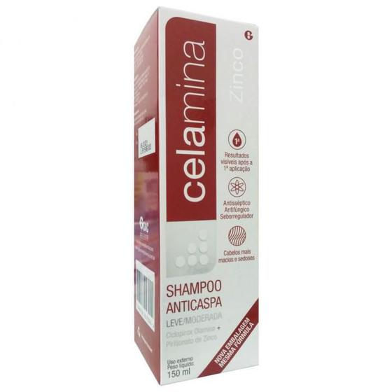 Celamina Zinco - Shampoo Anticaspa Moderada 150Ml - Glenmark - Shampoo ...
