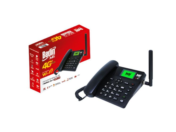 Celular de mesa 4g lte 7 bandas wifi bdf-14 lançamento bedin - BEDIN ...