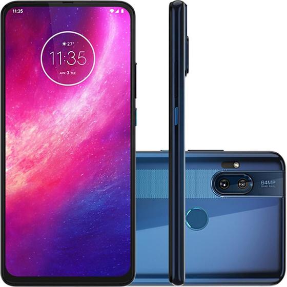 Celular Motorola One Hyper Azul Oceano 128GB Tela 6.5" Dual Chip 4GB ...