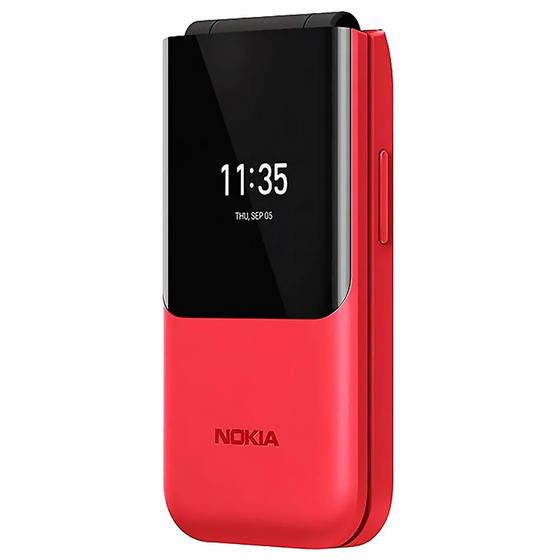 celular nokia flip 2720 SIMPLES p/ idoso tecla grande iluminada som ...
