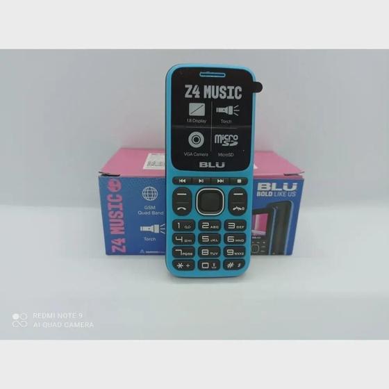 Celular Para Idosos Blu Z4 Music Desbloqueado Com Câmera Fm ...