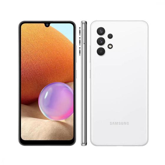 Celular samsung galaxy a32 128gb dual sm-a325mzwrzto branco quadriband ...