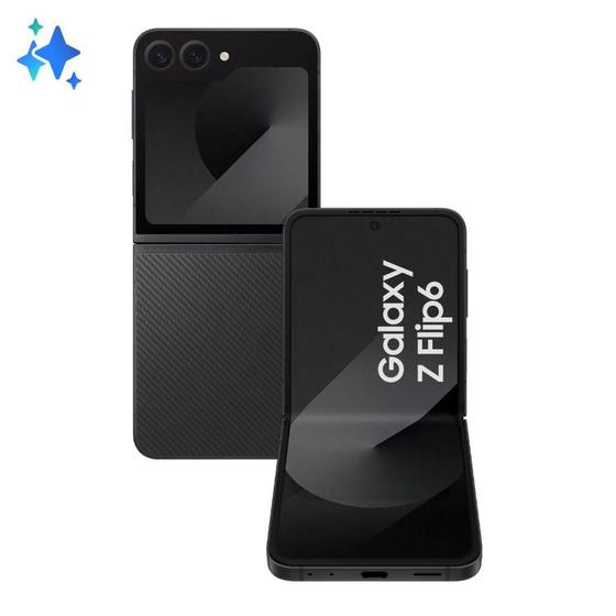 Celular Samsung Galaxy Z Flip6 5G, 256GB, 12GB RAM, Tela 6.7", Câm ...