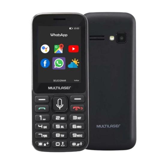 Celular simples de usar com zap zap, comando de voz e redes sociais ...