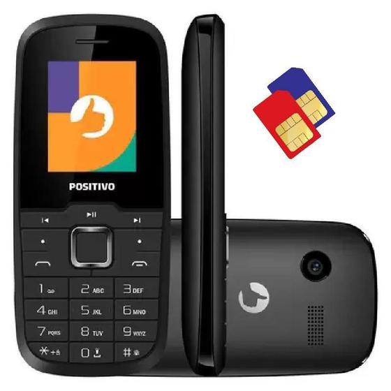 Celular Simples Para Idoso P26 Dual Chip Câmera Bluetooth - Positivo ...